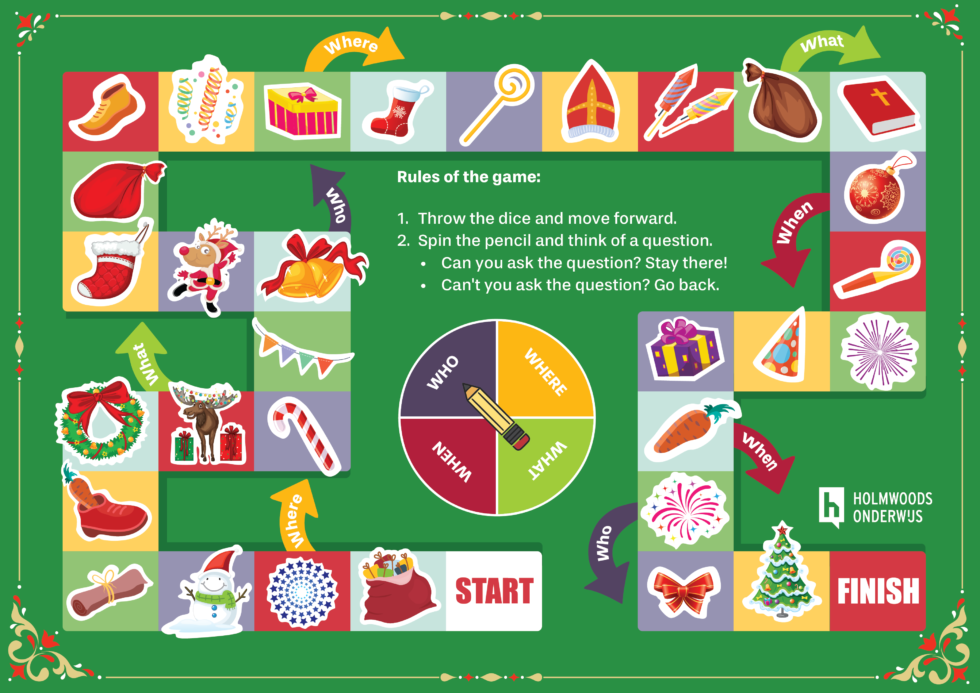 Gratis bordspel Engels | Spellen Engels | Spelenderwijs leren